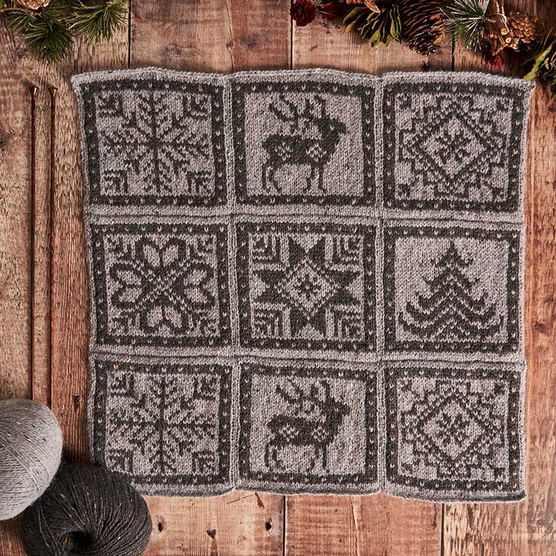 Midwinter Blanket in Rowan Felted Tweed Yarn packs – Knitting off Broadway